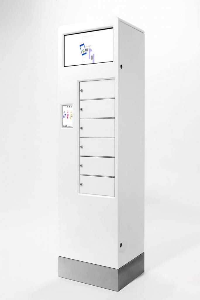 The ChargeBox FAST6 mobile device charging locker system – ChargeBox